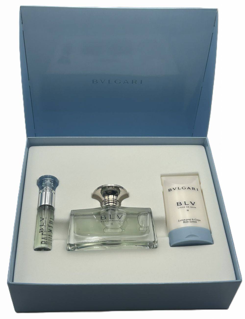 Bvlgari BLV II Eau de Parfum 50 ml + 10 ml Taschenspray + Body Lotion ...