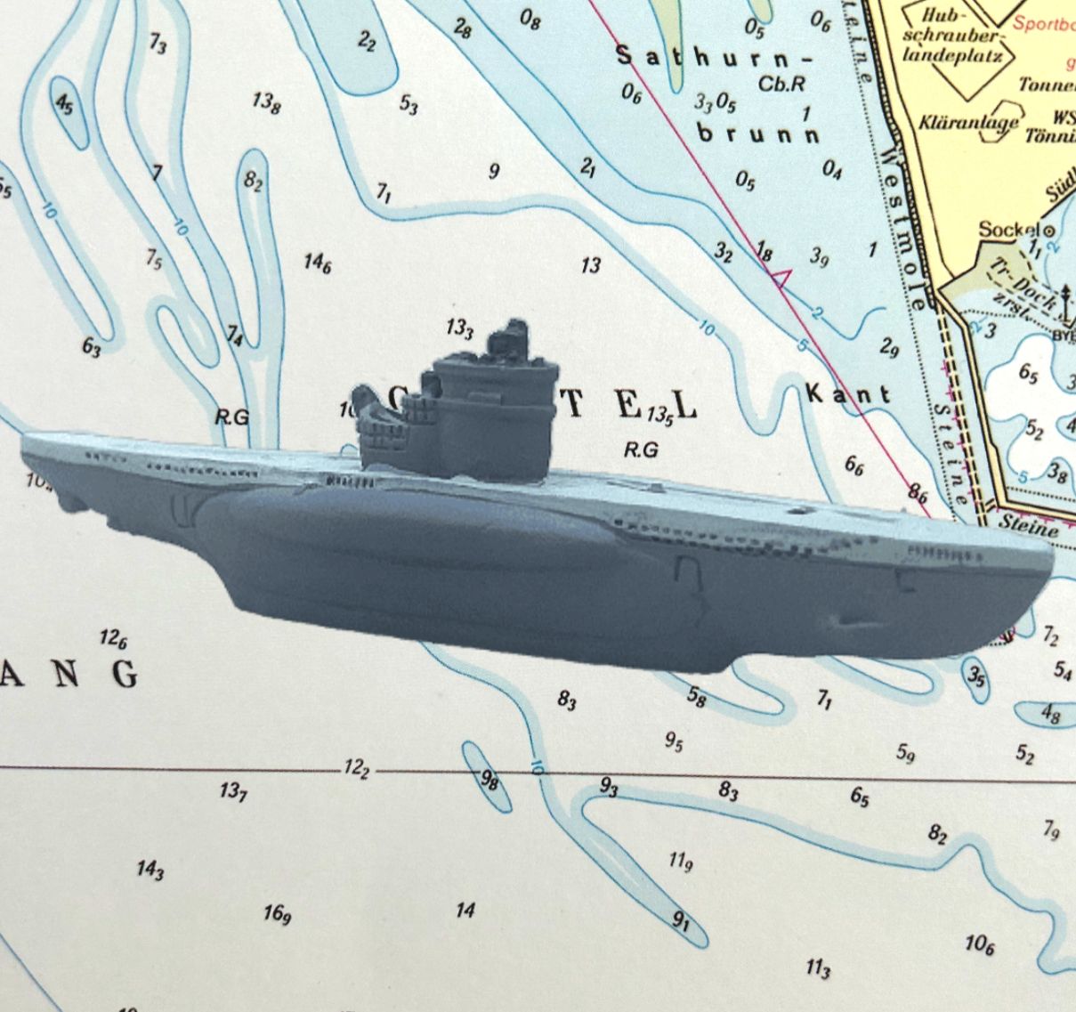 Modellschiff Marine U-Boot | Schiffe | Helgoland-Artikel | Mailänder Shop