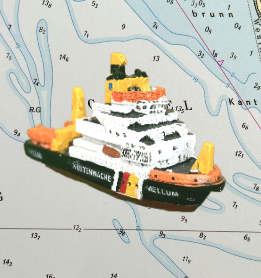 Modellschiff "Mellum" | Schiffe | Helgoland-Artikel | Mailänder Shop